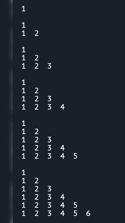 #Shorts 🔥🔥 #java_pattern_program📒 Print Numbers Pattern in Different Shape.. - YouTube