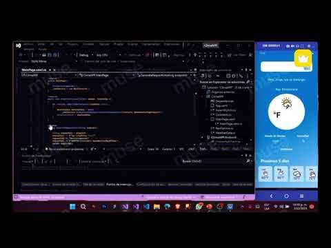 Aplicación de xamarin con api, sistema de clima #15 - YouTube