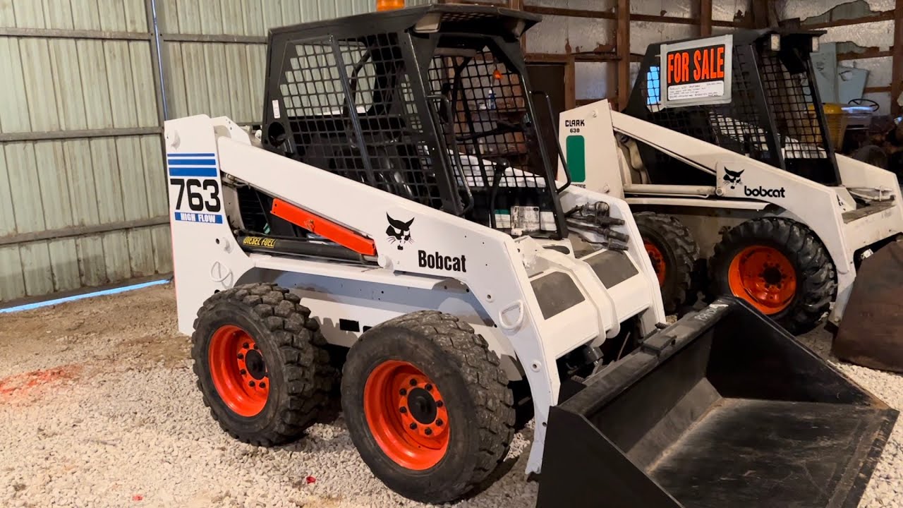 Sold the Bobcat 630 upgraded to a Bobcat 763!! - YouTube