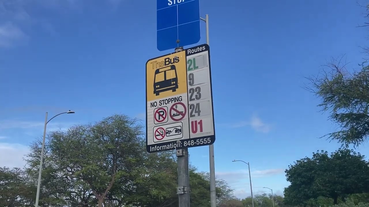 Route U1 on the bus stop routes sign! Whoohoo! - YouTube