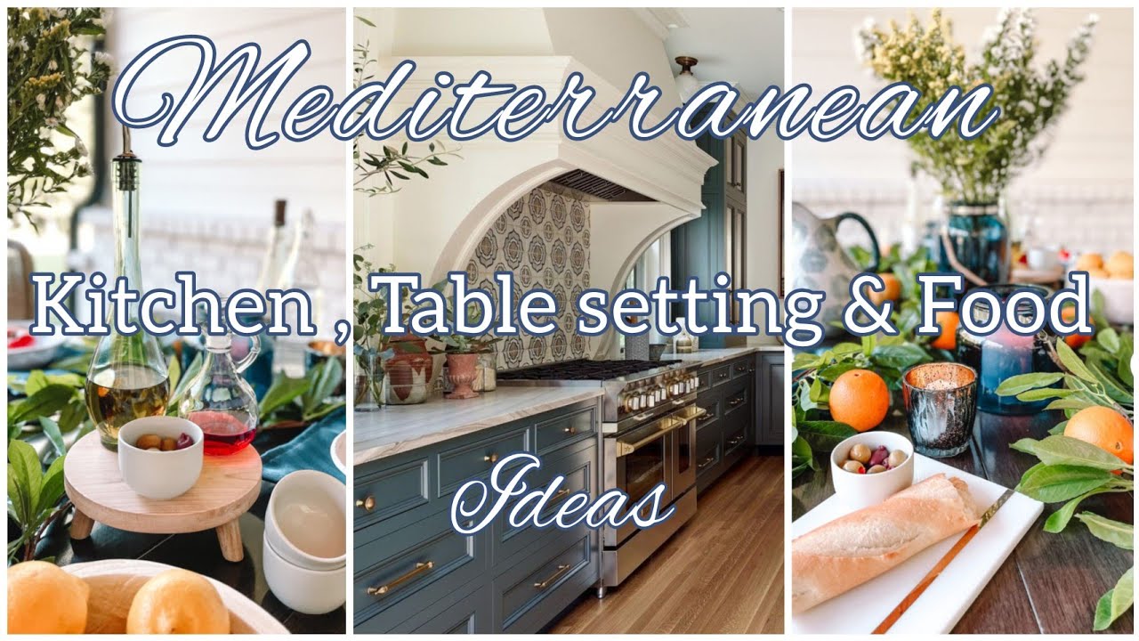 Collection of Mediterranean kitchen ideas , Mediterranean food design ...