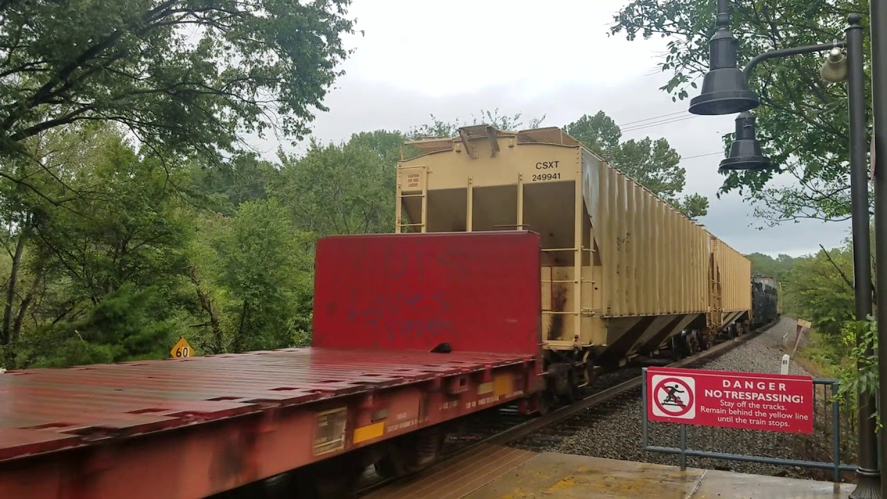 CSX engine 5103, 8439 (9/18/18) - YouTube