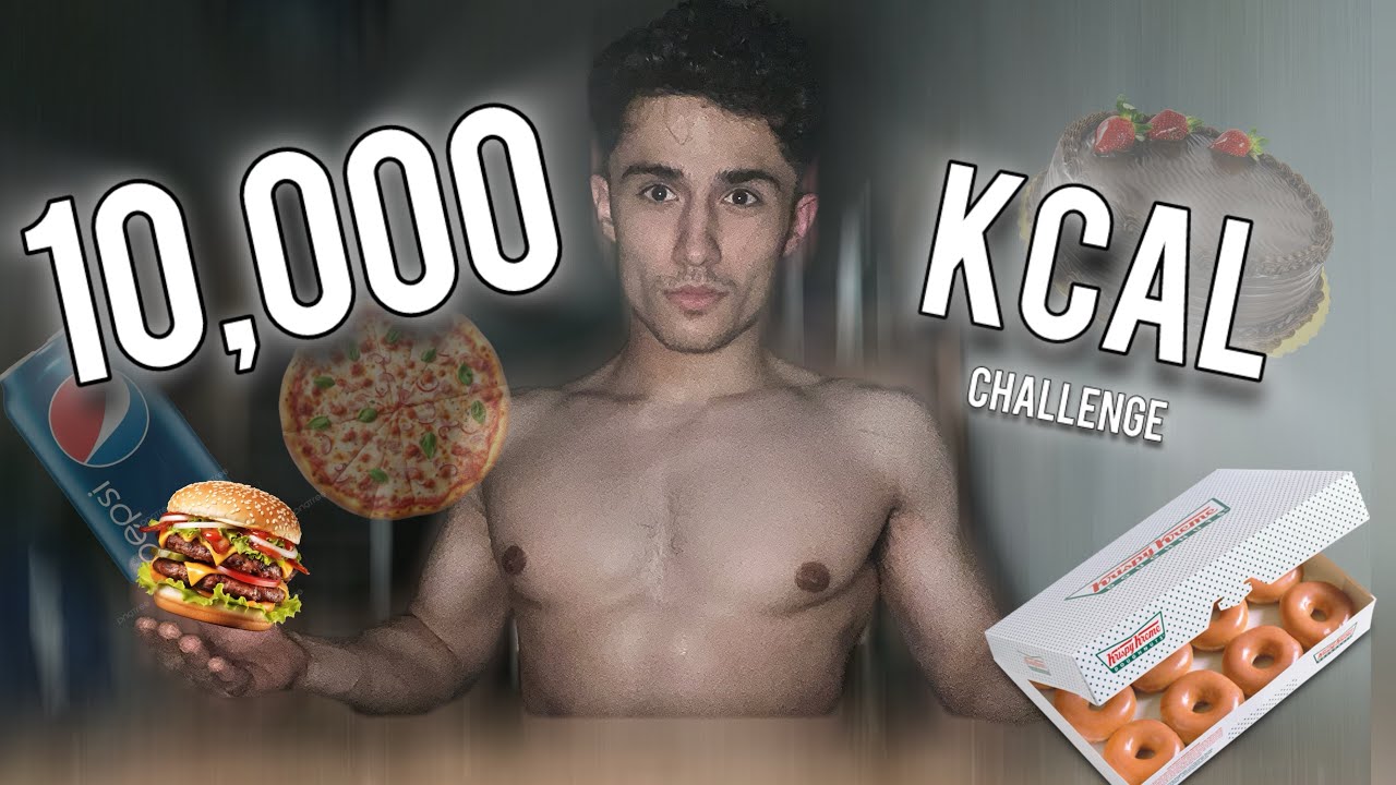 Teenager Attempts 10,000 Calorie Challenge - YouTube