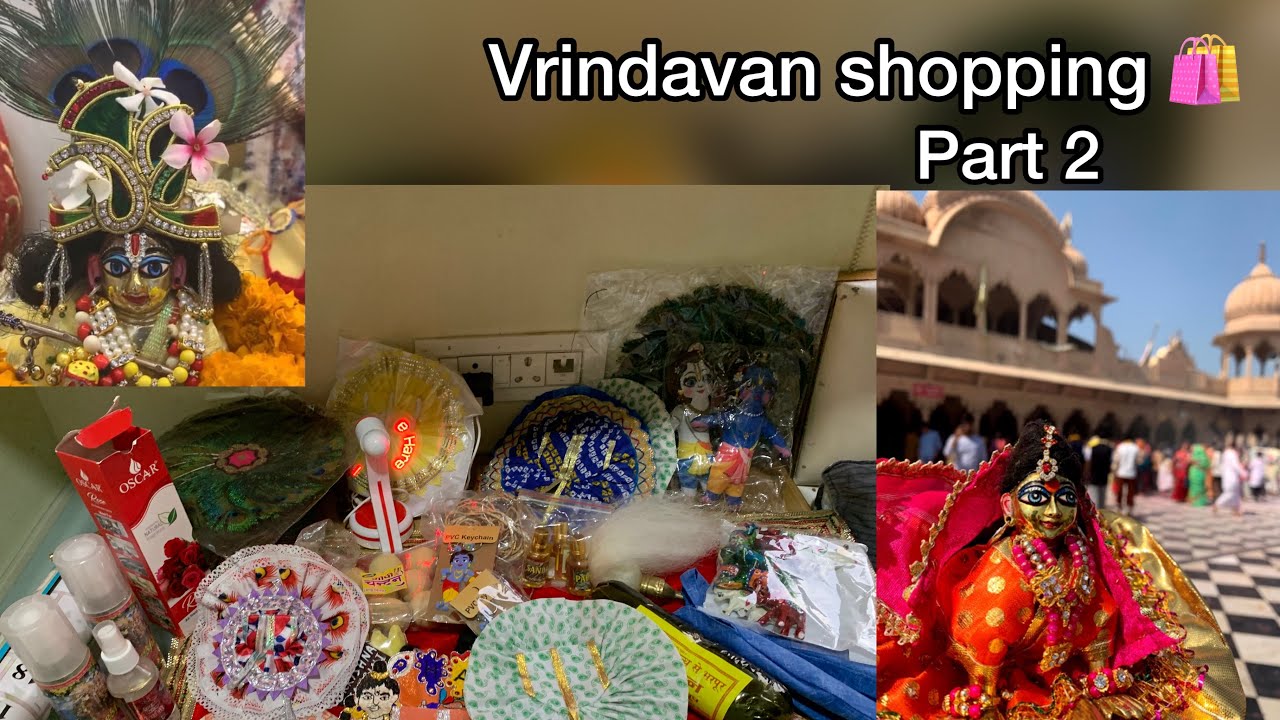 Vrindavan shopping haul part 2 - YouTube