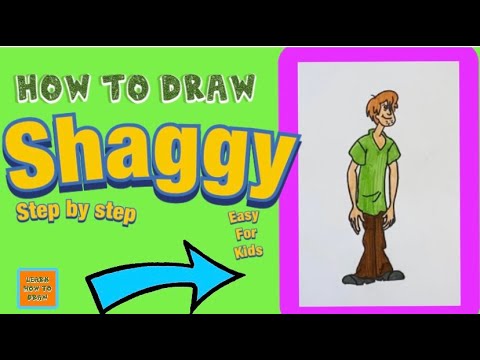 How to Draw Shaggy Step by Step - YouTube