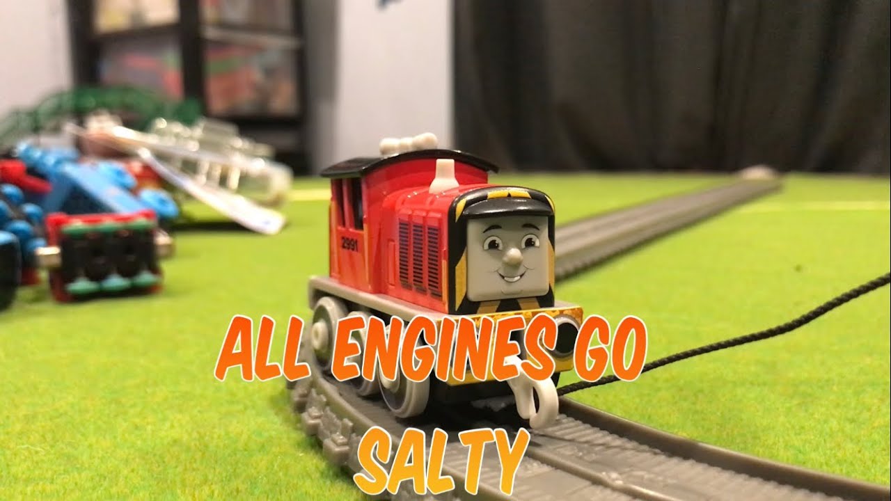 All Engines go Salty Diecast train - YouTube