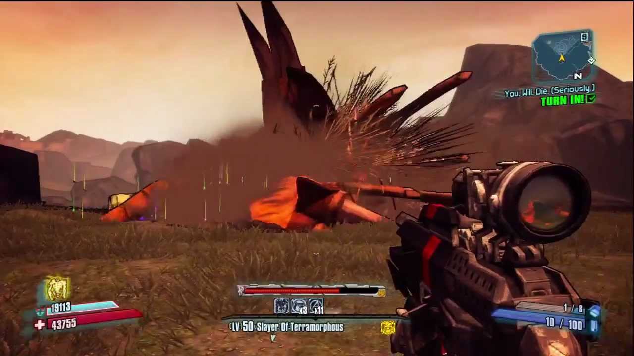 Borderlands 2 Terramorphous vs Practicable Conference Call - YouTube