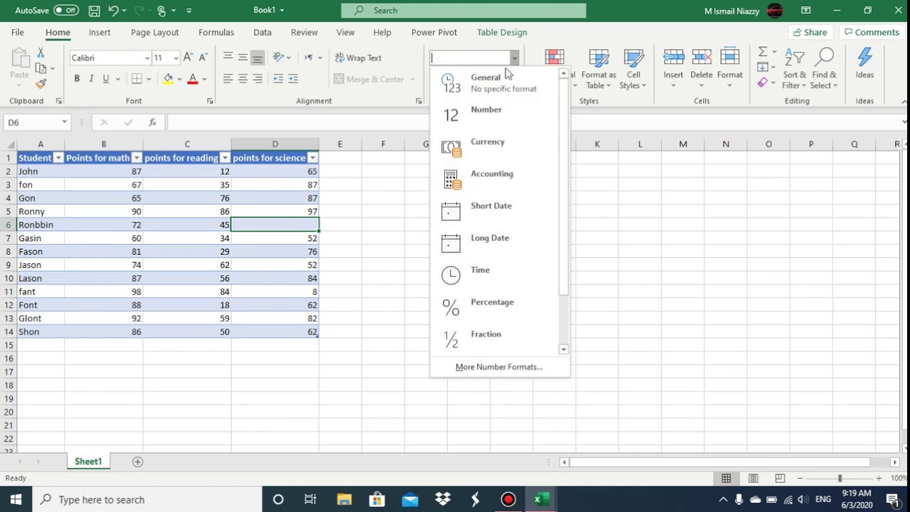 Percent Style in Excel - YouTube