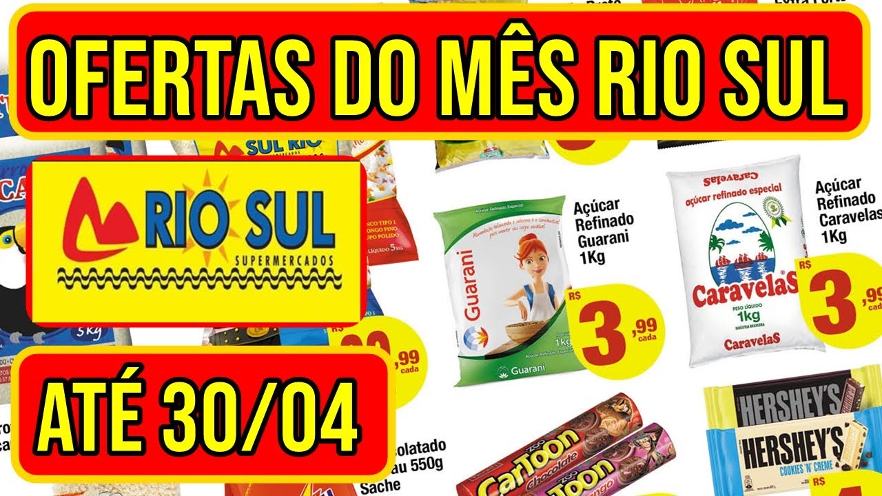 Encarte RIO SUL SUPERMERCADO com Ofertas Válidas de 01 a 30/04/23 ...