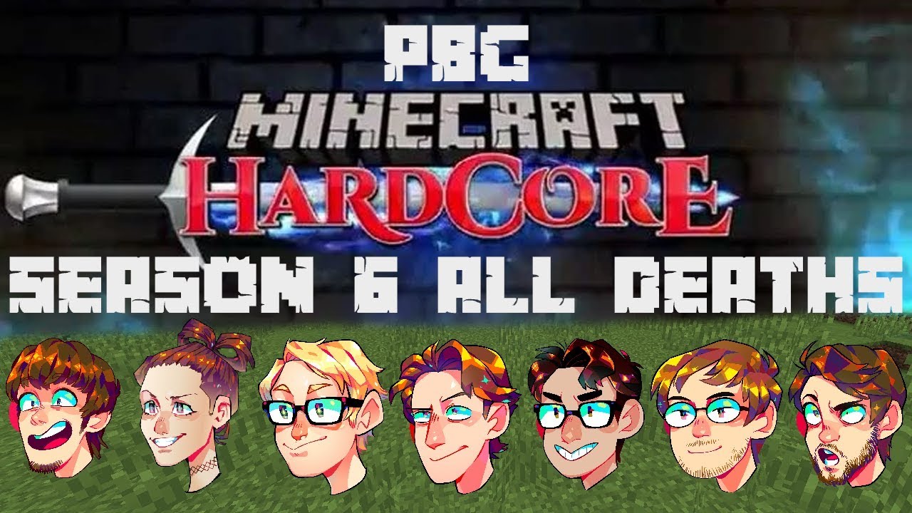 ALL PBG MINECRAFT 6 DEATHS - YouTube