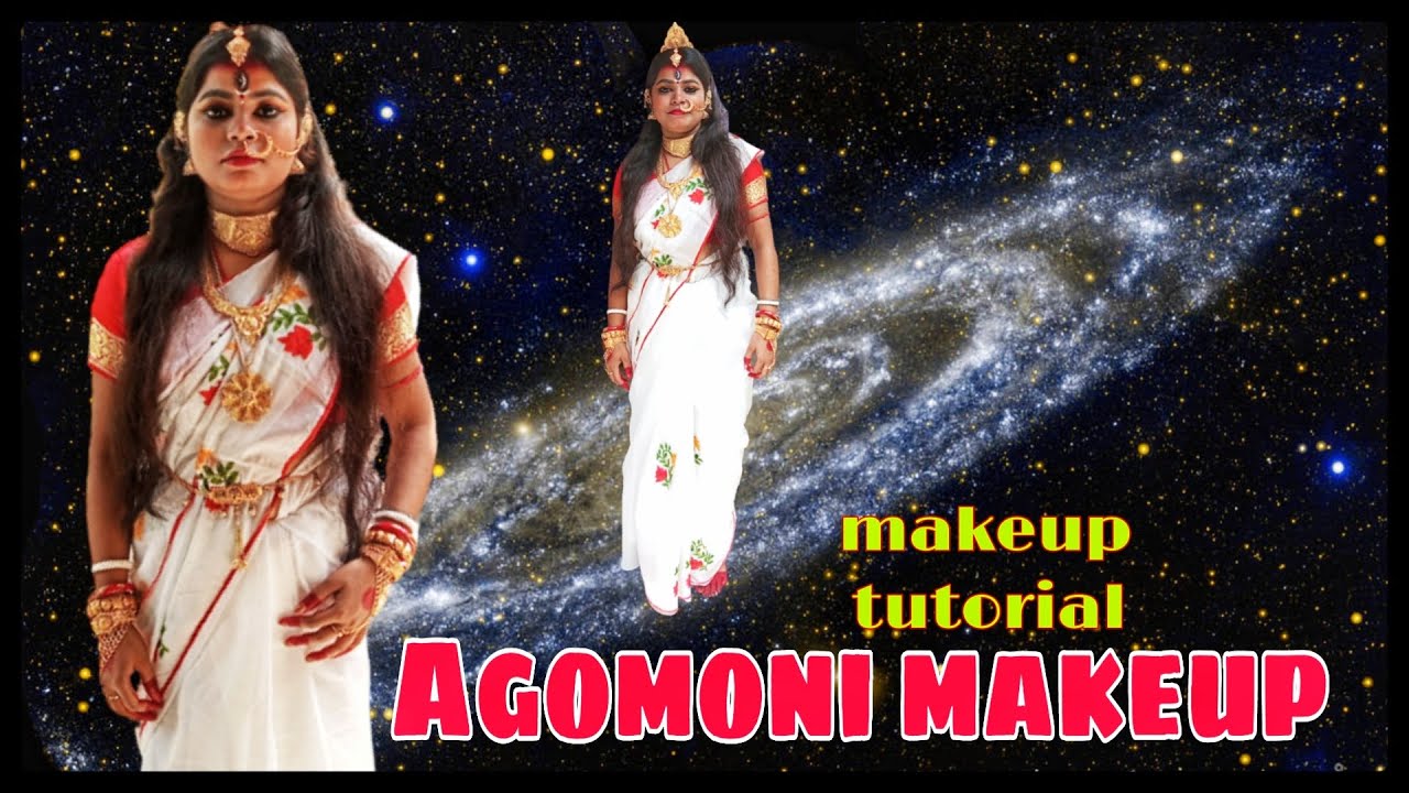 Agomoni makeup tutorial ||agomoni makeup at home - YouTube