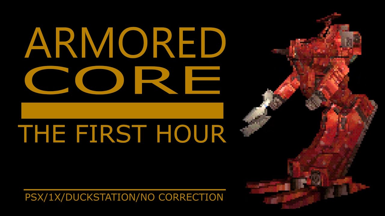 Armored Core - PS1/PSX/Playstation 1 - the first hour - YouTube