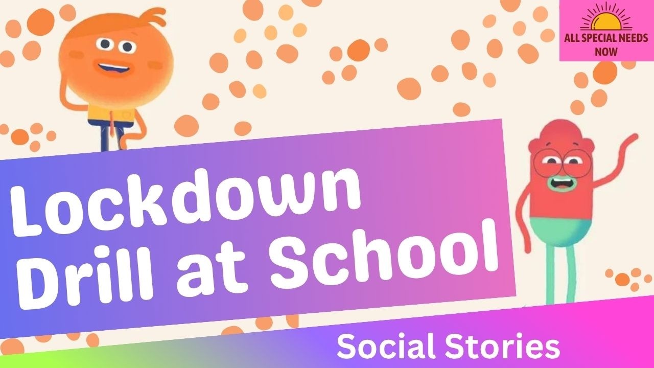 Lockdown Drill at School: Social Story for Kids | Emergency Drill ...