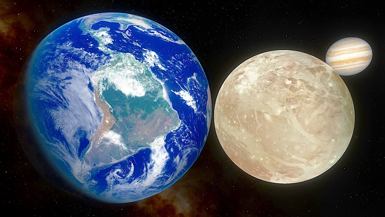 Sistema Solar Ganimedes Ganymede | Biggest Moon In The Solar System