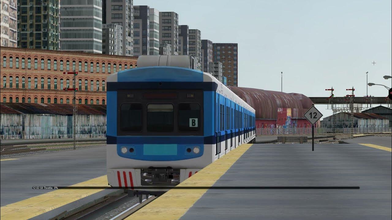 Open Rails - Puma V2 Chapa B Saliendo de Retiro - YouTube