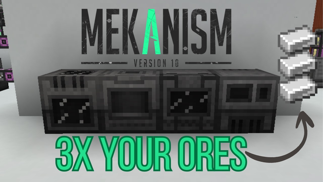Triple Your Ores – 3x Mekanism Setup Guide - YouTube