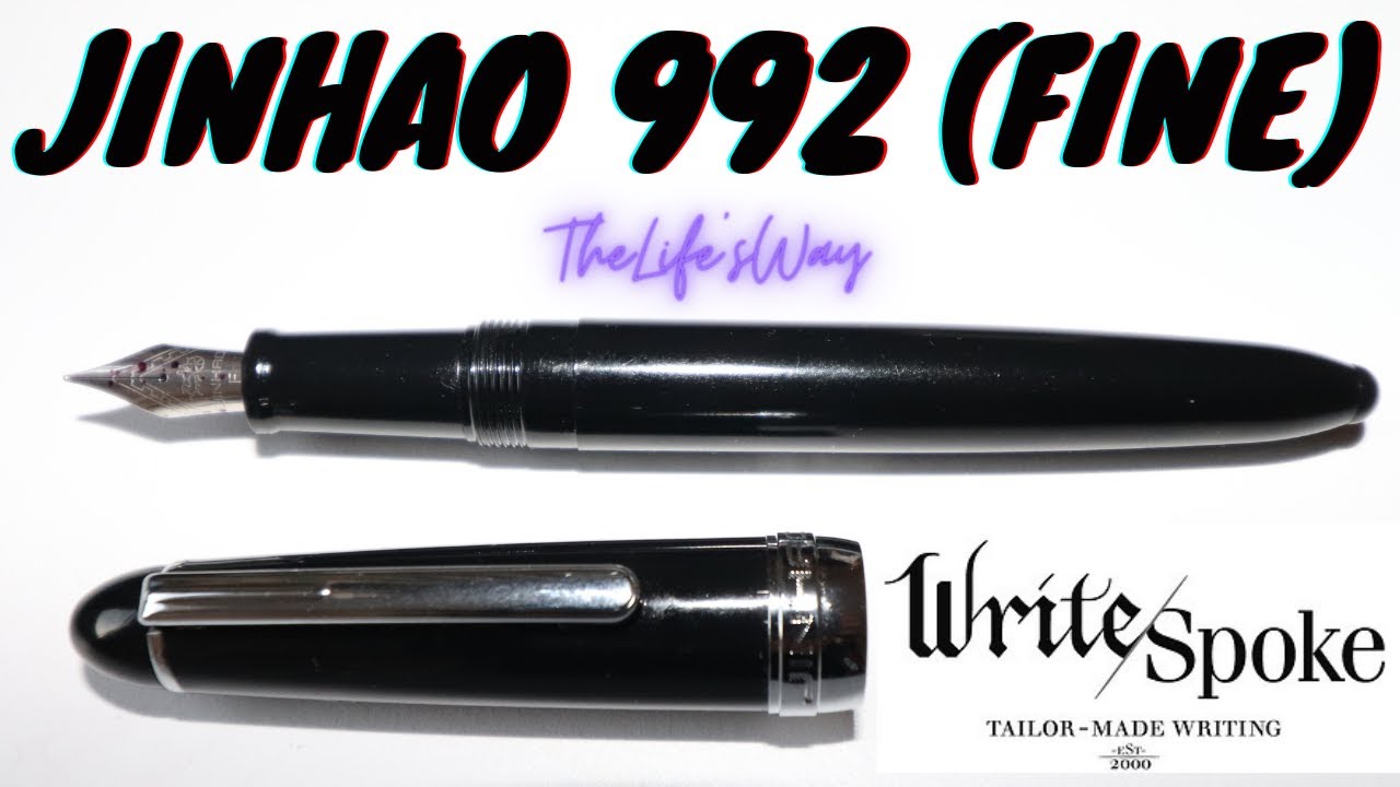 Jinhao 992 Fountain Pen (F) (ZAR 99) - YouTube