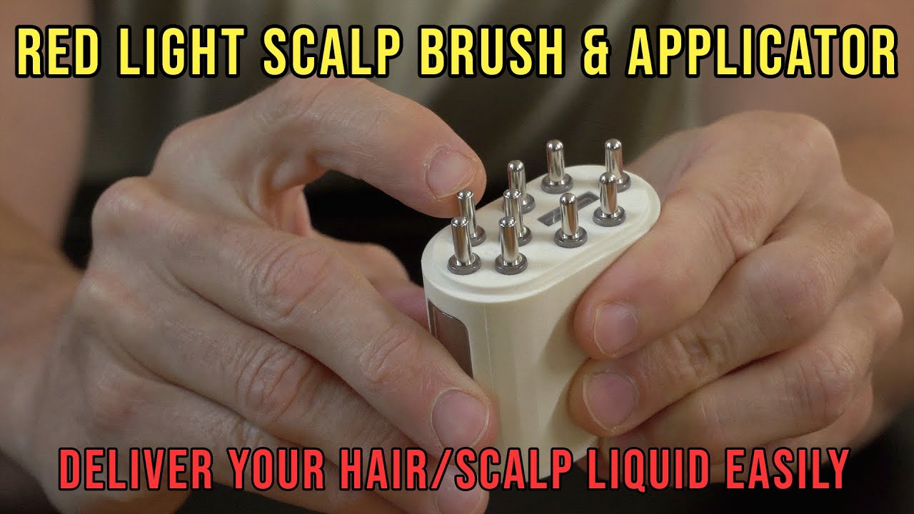 Rechargeable Electric Scalp Massager with Hair Oil Applicator - YouTube