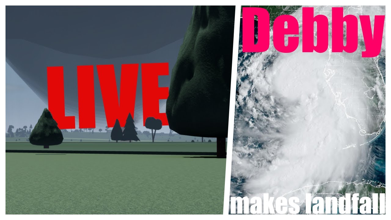 Chasing with viewers as Hurricane Debby makes landfall | Twisted ROBLOX ...