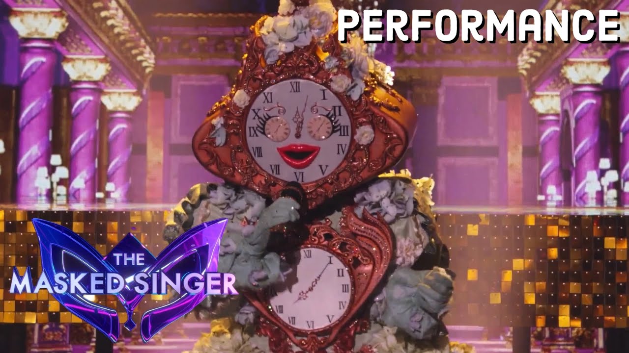 Clock sings “Get On Your Feet” by Gloria Estefan | THE MASKED SINGER ...