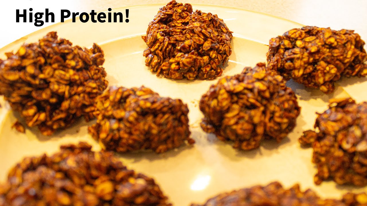 These Low Calorie, High Protein Cookies are the PERFECT Snack - YouTube