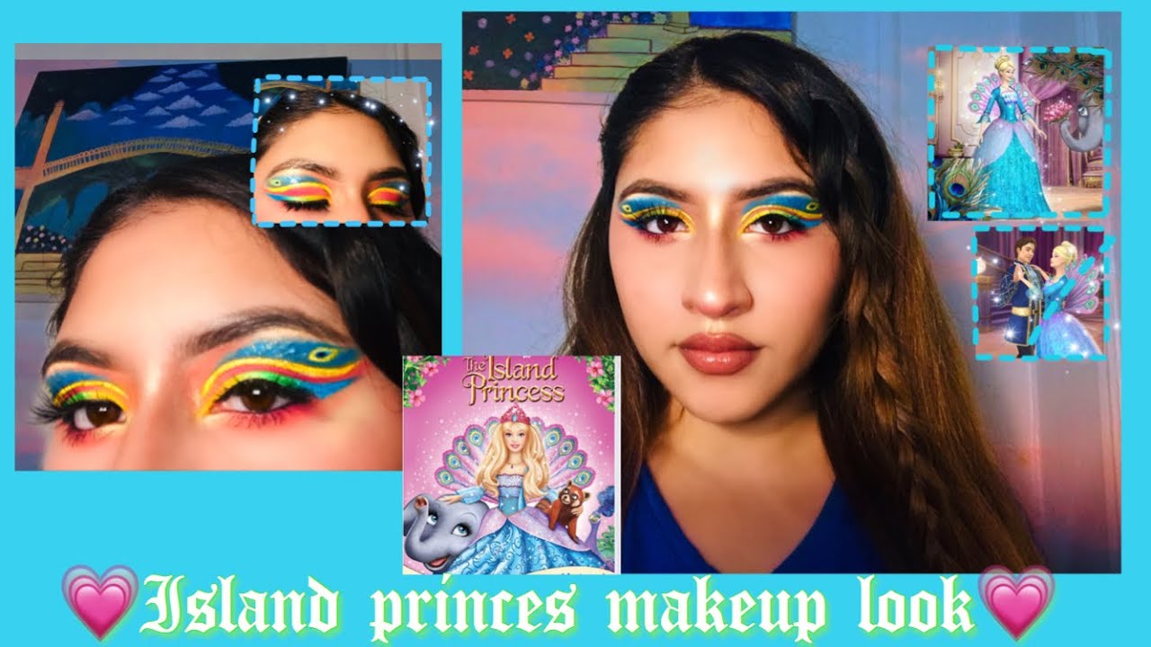 Barbie island princess makeup