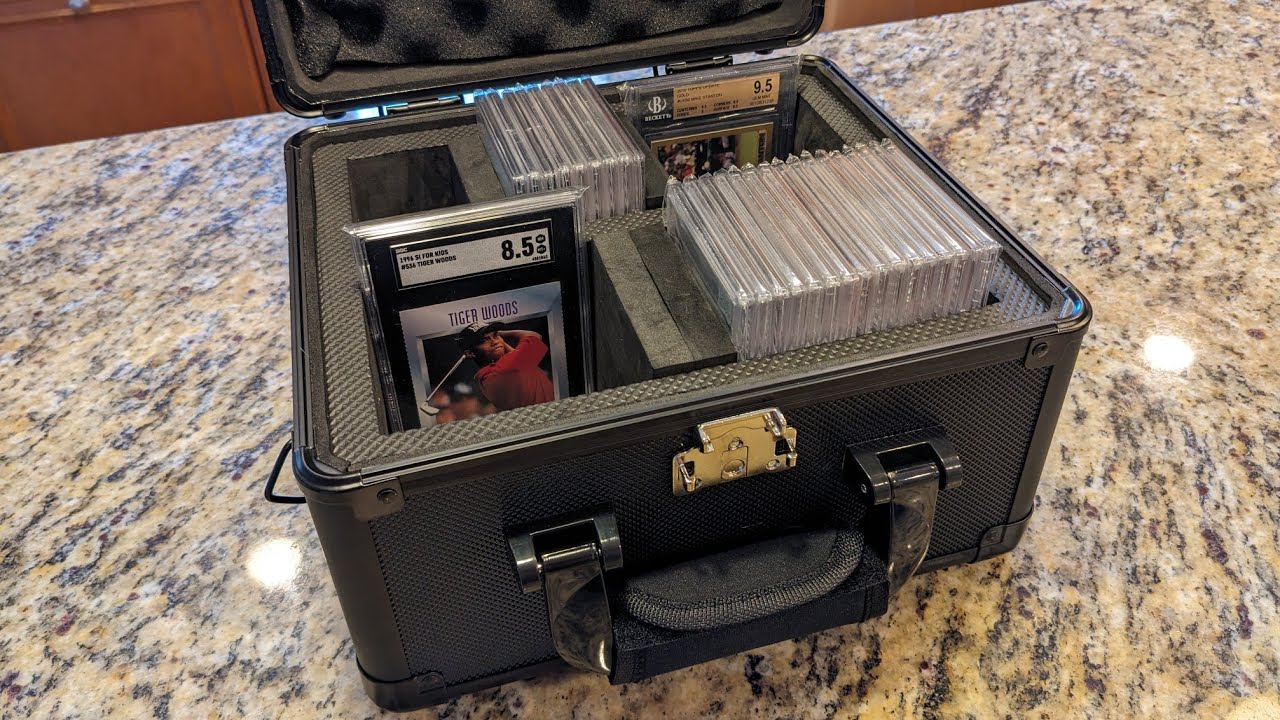 🛡️HOBBY DEFENSE 🛡️2-Row Graded Card Storage Case Review - YouTube