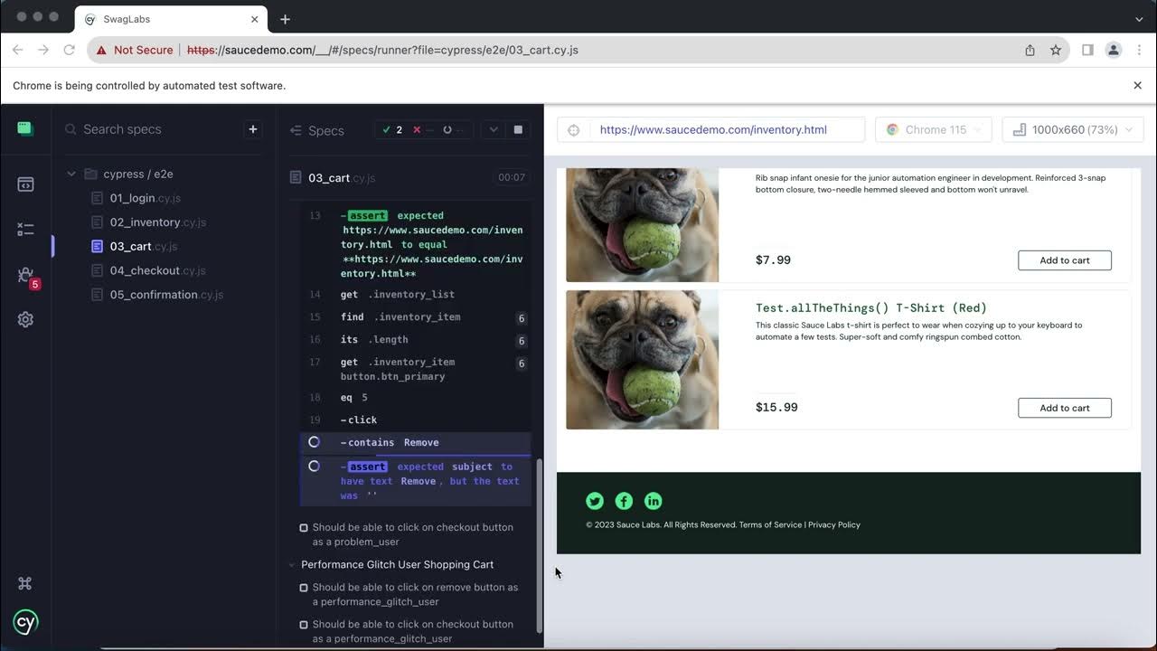 Automated Test Scripts for Swag Labs Web Application - YouTube