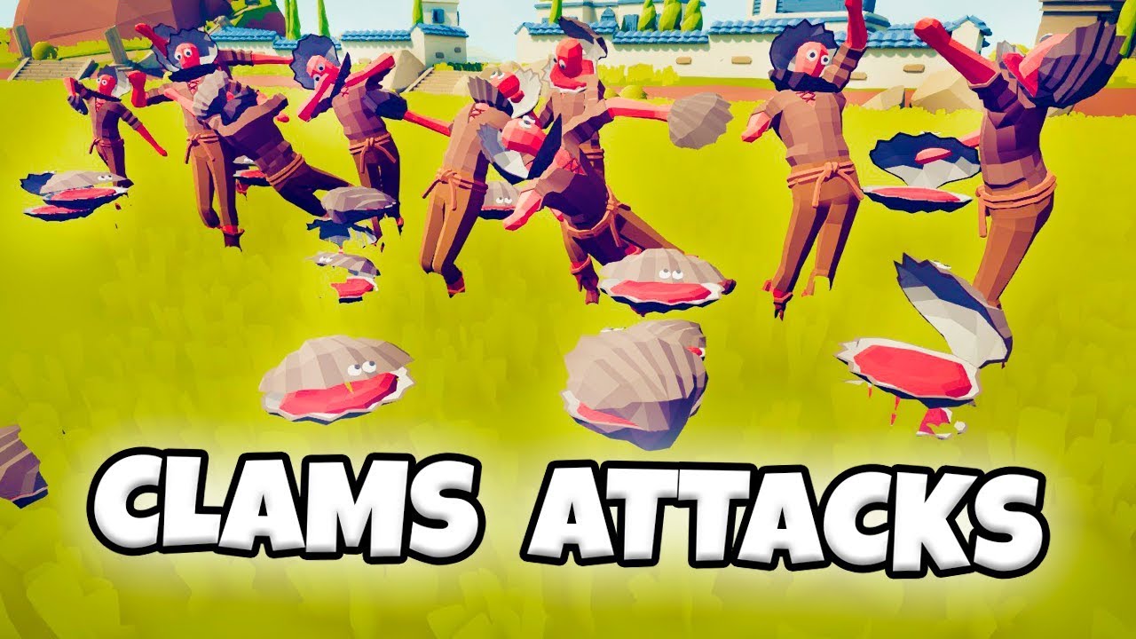CLAMS ATTACKS. 10x CLAMS VS SAME PRICE UNITS | TABS GAMEPLAY - YouTube