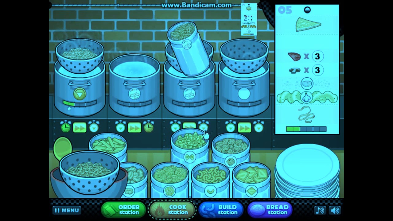 Papa's Pastaria GLITCH in Dizzy Blue - YouTube