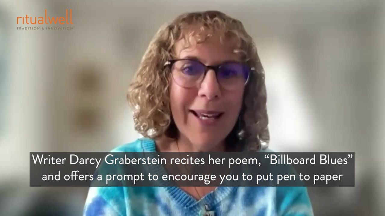 Writer Darcy Graberstein recites her poem, "Billboard Blues" and offers ...