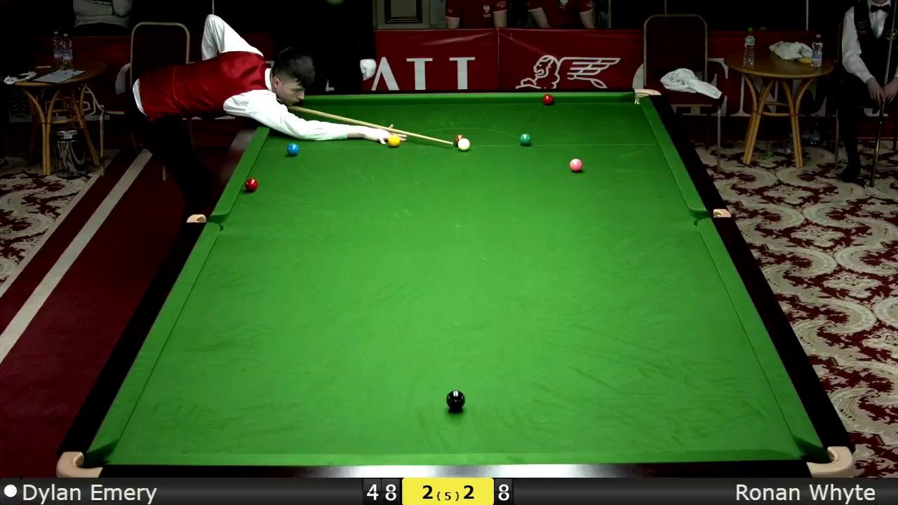 Snooker U21 Groups : Dylan Emery vs Ronan Whyte - YouTube