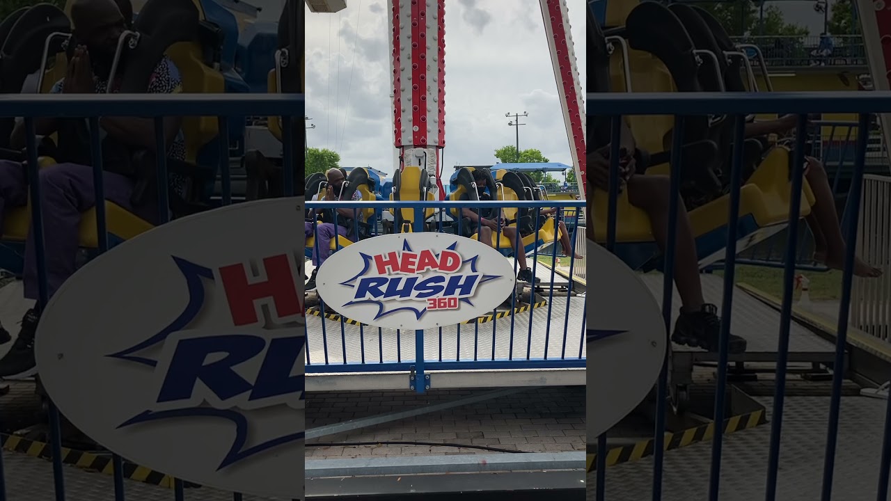 HEAD RUSH 360 OFF RIDE VIEW AT FUN SPOT KISSIMIE FLORIDA - YouTube