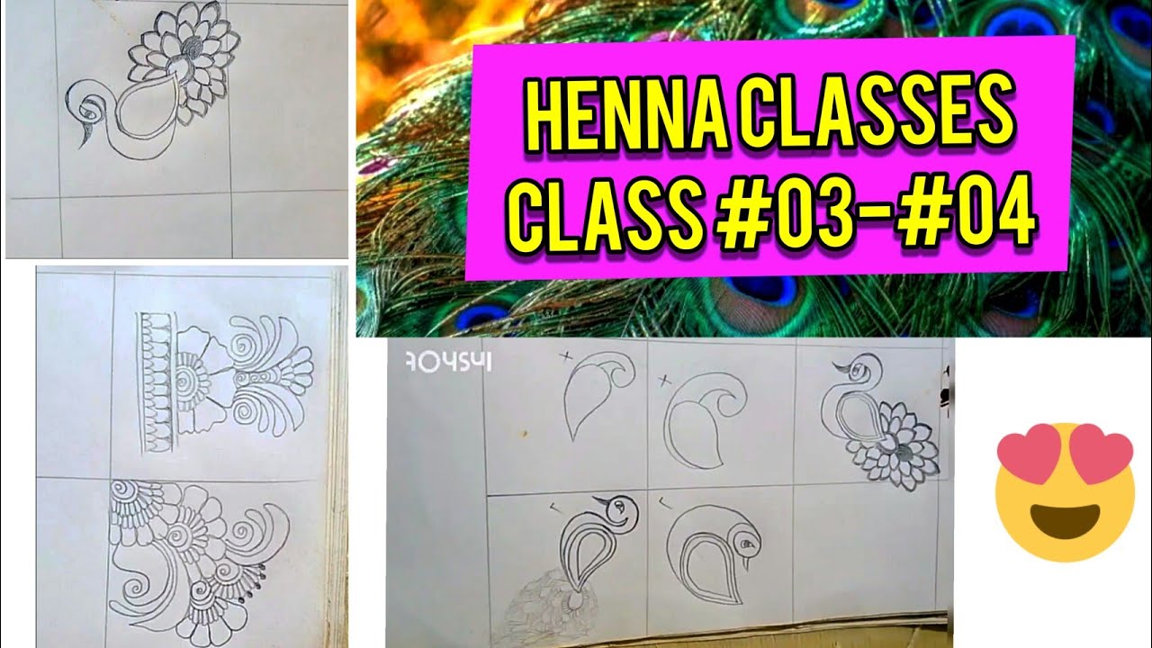 Class #03 - #04 || ARABIC DESIGNS or PEACOCK DESIGNS || basic designs ...