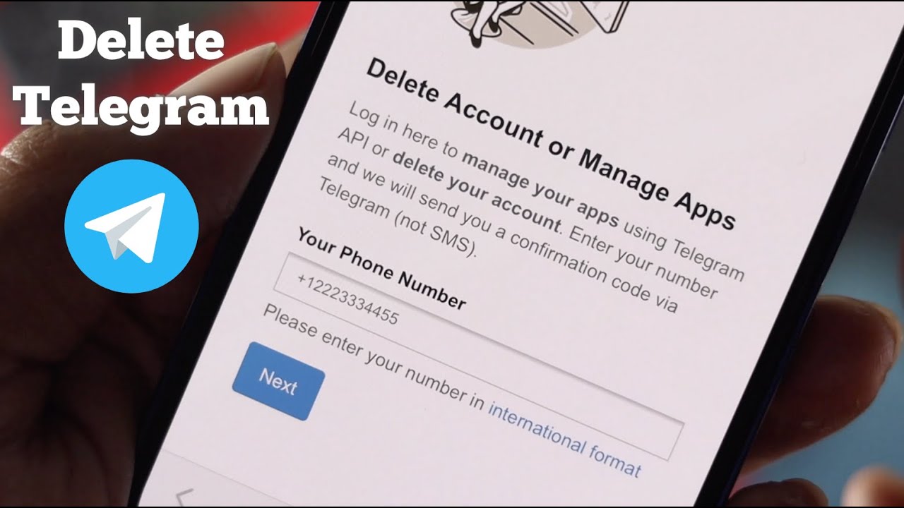 How to Delete Telegram Account Permanently! [iPhone & Android] - YouTube