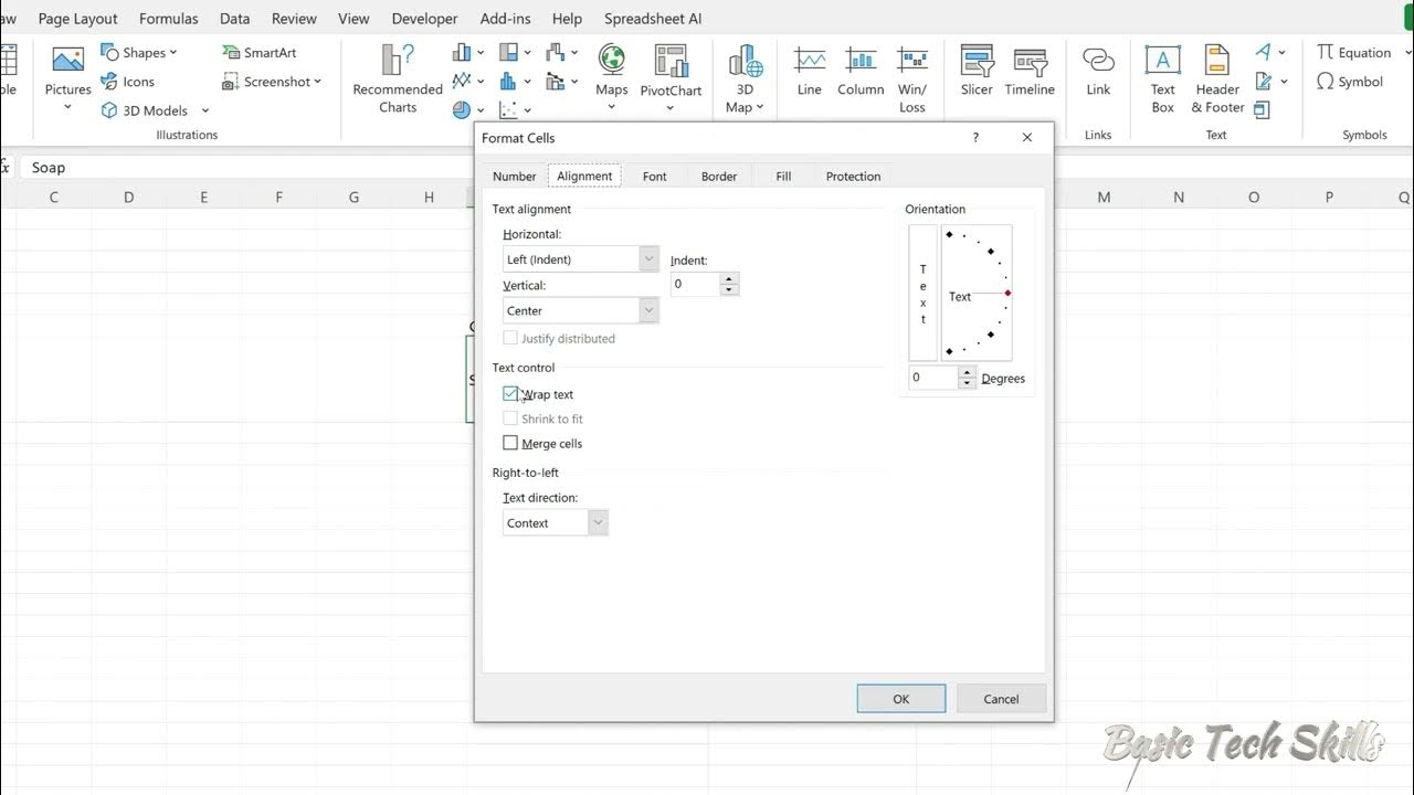 how to type multiple lines in a cell in excel / Excel Mai ek cell me do line kaise likhe - YouTube