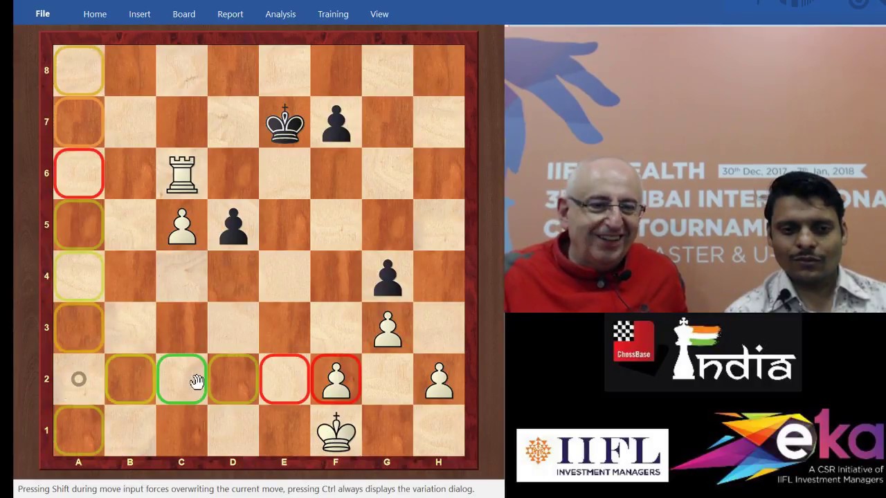 Suat Atalik - Arjun Tiwari from Round 4 of Mumbai International 2017-18 ...