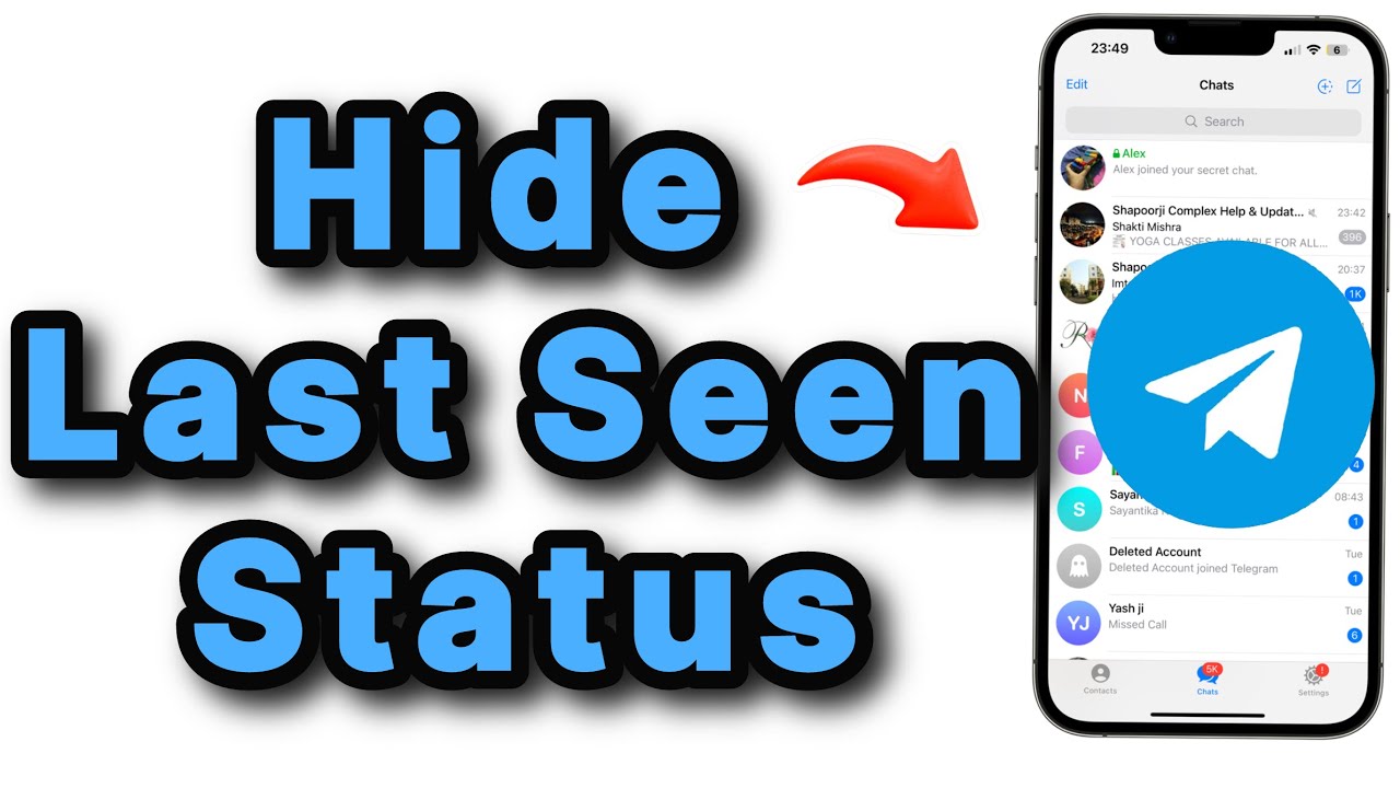 How to Hide your Last Seen status on Telegram - YouTube