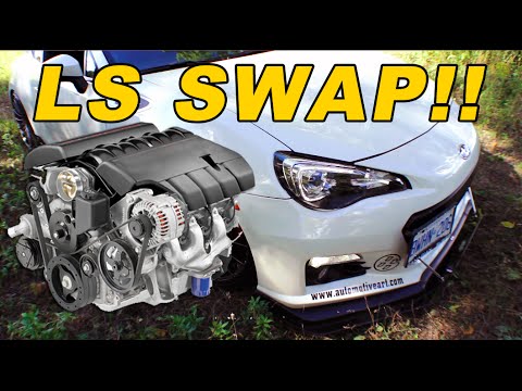 Amazing V8 LS SWAP FRS at Car Show!! - YouTube
