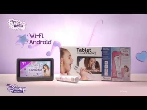 Descubre la nueva Tablet Ingo Devices + Micrófono Karaoke Violetta
