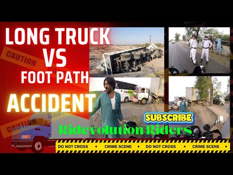 Unbelievable Footage😱 Motorcycle's Encounter with 18-Wheeler Disaster ...