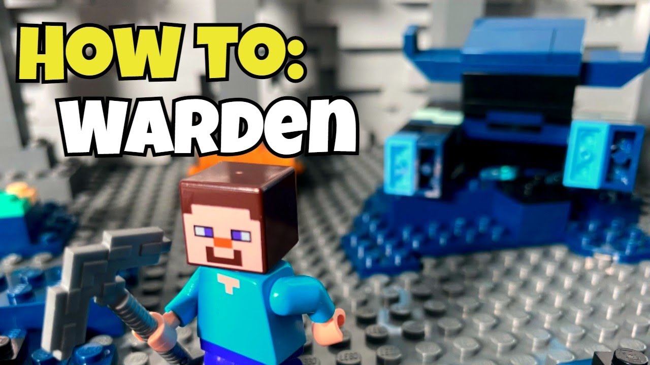How to Build a Lego Minecraft Warden - YouTube
