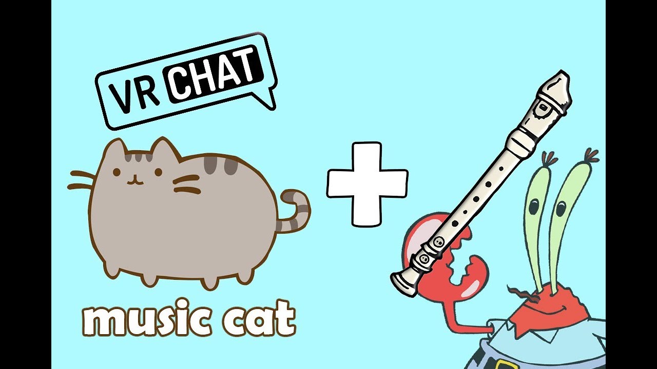 CAT PLAYS SPONGEBOB SONG AT KRUSTY KRAB | VRChat - YouTube