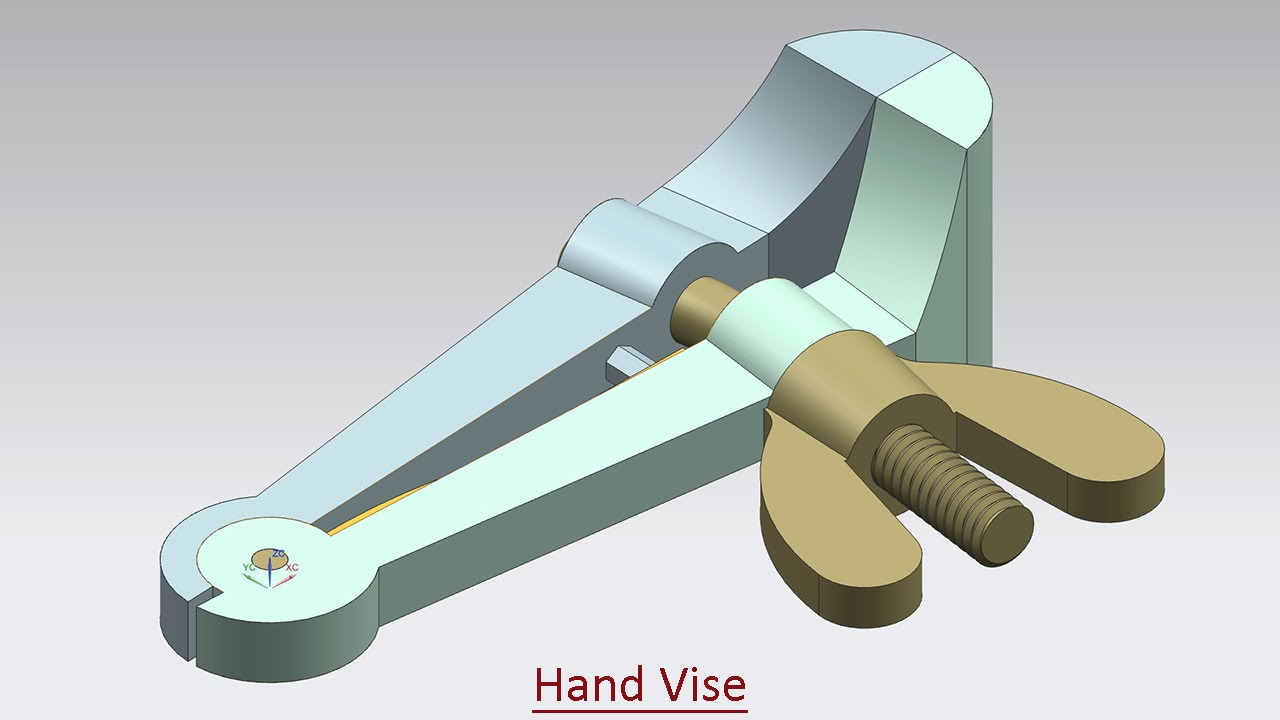 Hand Vise (Video Tutorial) Siemens NX - YouTube
