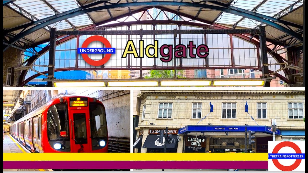 London Underground Action at Aldgate Station (+H&C Line!) - 19/06/2022 ...