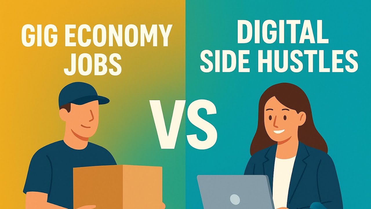 Gig Economy Jobs vs Digital Side Hustles: Which Is Better in 2025 ...