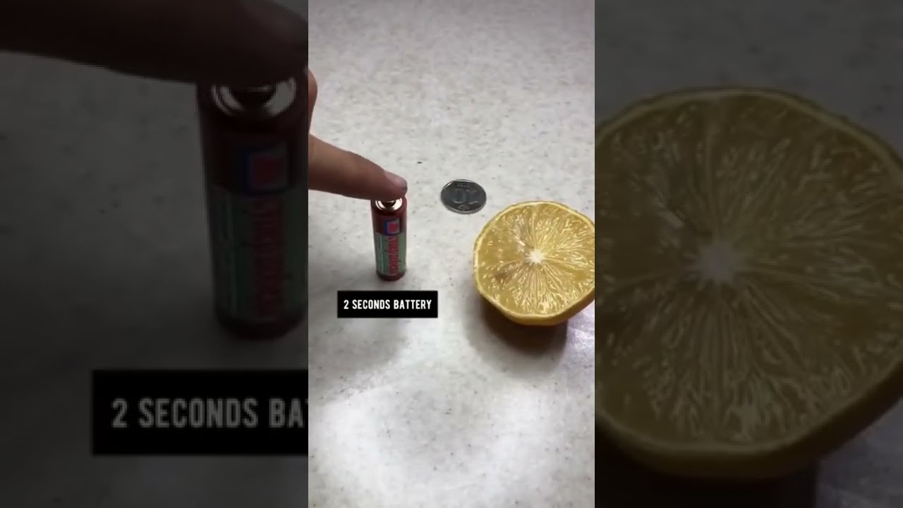 Make your coin float by using lemon🍋& Battery 🔋 @Pragati Verma # ...