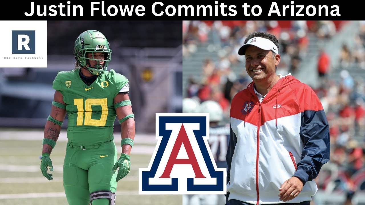Justin Flowe Commits to Arizona - YouTube