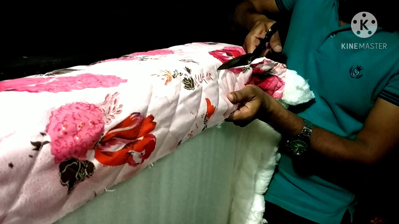 How to Make Mattress | Mattress Making Process - YouTube