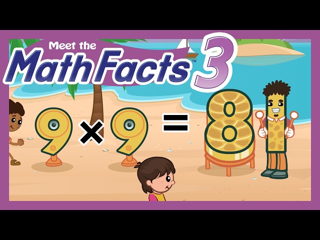 Meet the Math Facts Multiplication & Division - 9 x 9 = 81 | Preschool ...